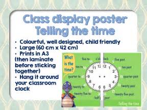 Classroom Display Telling The Time Teaching Resources