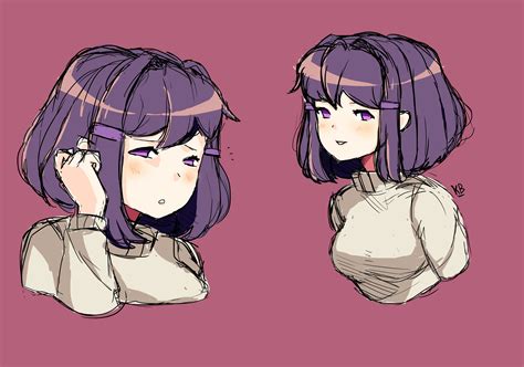 Yuri With Short Hair 3 Oc Fanart Rddlc