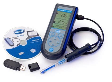 Sension Ph1 Dl Portable Ph Meter With Data Logger Field Kit With