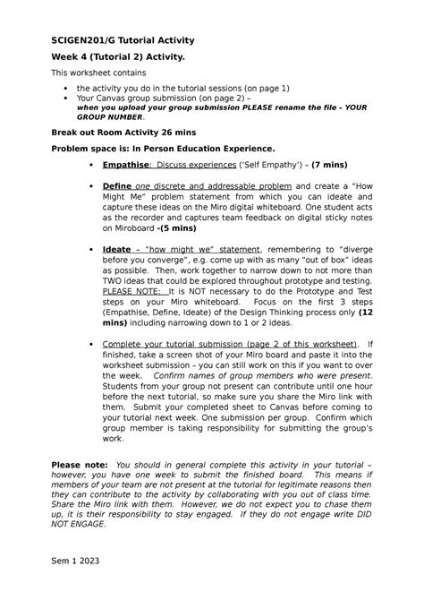 Scigen 201 Week 4 Tutorial Submission 2023 Scigen201g Tutorial