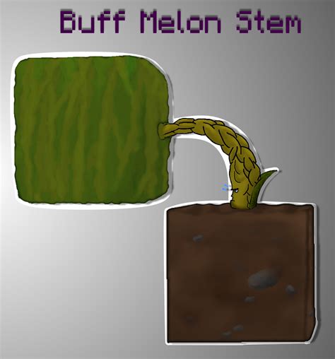 I Tried To Redraw The Melon Stem When I Realised That It Can Hold A 1