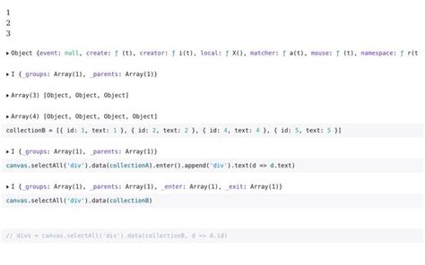 快速理解d3js Enter 与 Exit 与 Update Leanne Observable