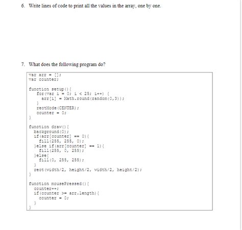 Solved Worksheet 9 Functions And Arrays 1 Write A Function