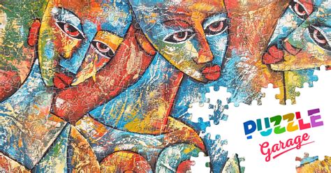Abstract contemporary art Jigsaw Puzzle (Art, Painting) | Puzzle Garage