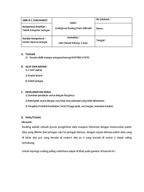 routing mikrotik paling sederhana pdf