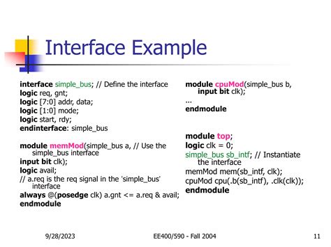 SystemVerilog 20041201165354 Ppt