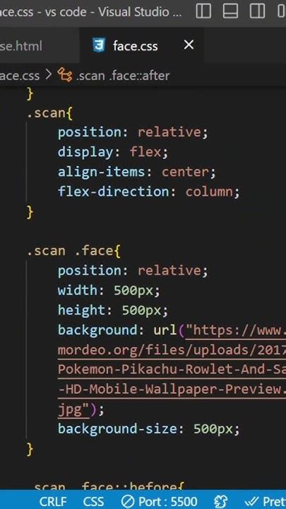 Facial Recognition Animation Using Html Css Codingdata Viral