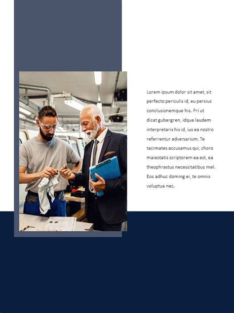 Industrial Facility Simple PowerPoint Template Design