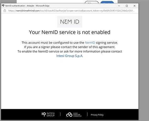 Adobesign Nemid Service Not Enabled Adobe Product Community 12910015
