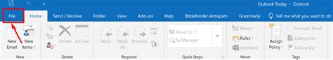 Set Outlook Out Of The Office Automatic Reply With Print Screens