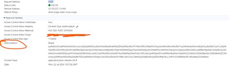 C How To Get The Authorization Key Value From The Response Headers