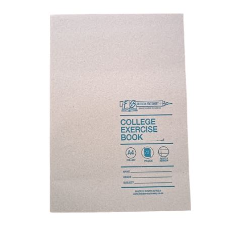 College Exercise Book A4 72pg Feint And Margin Future Manager Books