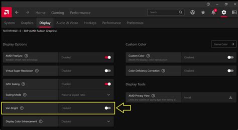 Psa Disable Vari Bright In Radeon Software To Avoid Desaturated Color While Running On Battery
