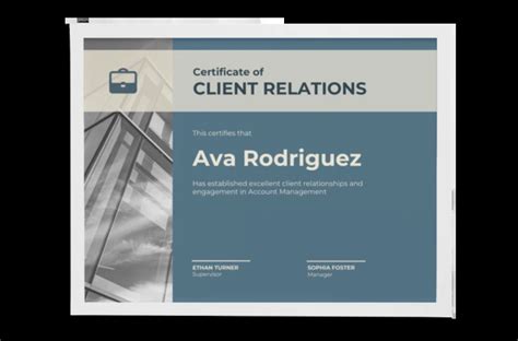 Free Work Certificate Templates Venngage