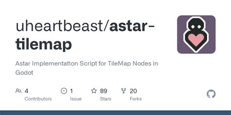 GitHub - uheartbeast/astar-tilemap: Astar Implementation Script for TileMap Nodes in Godot