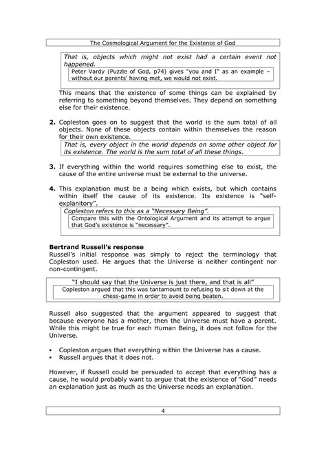 Cosmological Argument Pdf