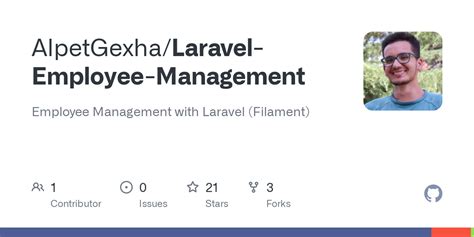 Github Alpetgexha Laravel Employee Management Employee Management With Laravel Filament