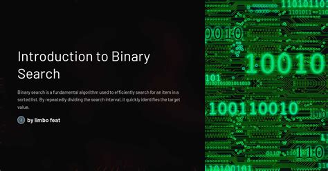 introduction to binary search