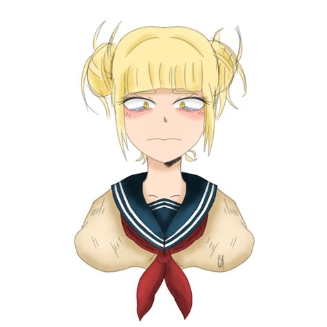 Crying Himiko Toga By Slightartist On Deviantart