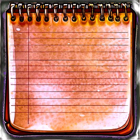 Notebook Paper Png Images