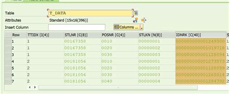 How Do I Use A Certain Column Of An Internal Table Sap Community