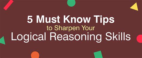 5 Must Know Tips To Sharpen Your Logical Reasoning Skills