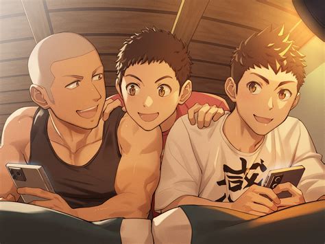 The Big Imageboard Tbib 3boys Bad Id Bad Twitter Id Black Shirt