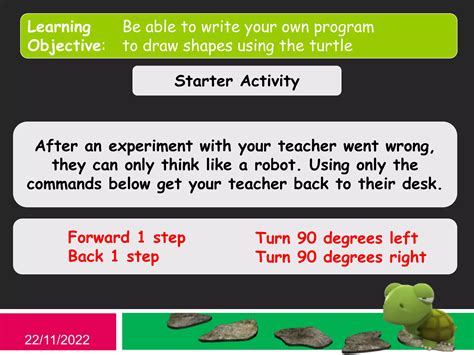 Lesson 1 Python Turtle Pptx Reptiles Pets