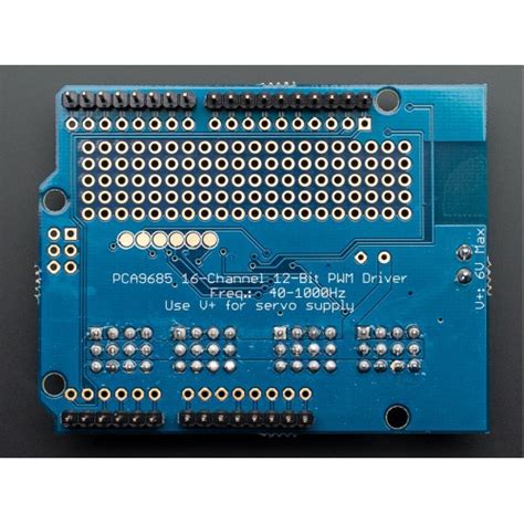 Adafruit 16 Channel 12 Bit PWM Servo Shield I2C Interface