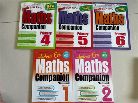 P1 To P6 Andrew Er Math Companion Eph Hobbies And Toys Books And Magazines Assessment Books On