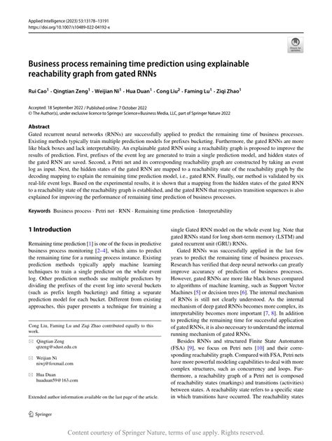 Business Process Remaining Time Prediction Using Explainable