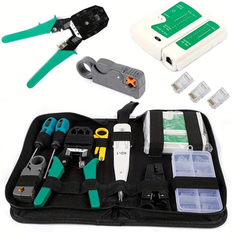 Cabling Tools Lan Network Fix Cable Tester Crimper Plier Hand Tool Kit Cat5 Rj45 Rj11 Rj12