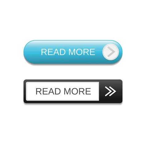 Read More Button Set Vector Vector Art At Vecteezy