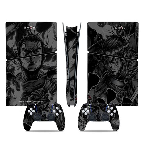 Полный набор наклеек для консоли PS5 Slim Digital Edition (новая ...