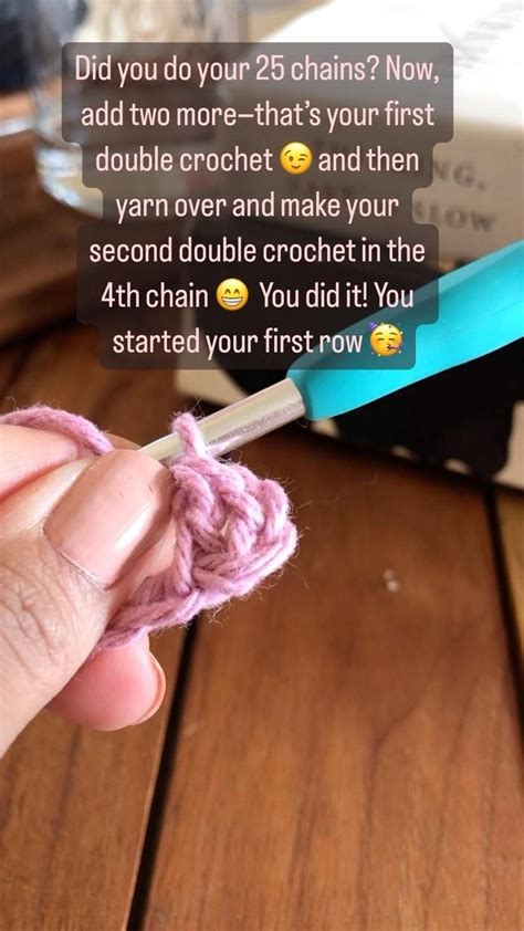 Learning How To Crochet Here Is How To Make Your First Double Crochet