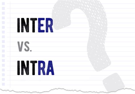 Inter Vs Intra Which Form Is Correct What Is The Difference