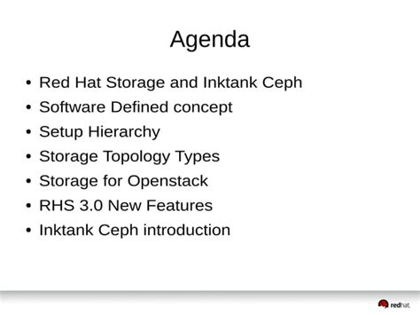 Red Hat Storage Product S Overview PPT