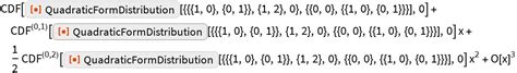 QuadraticFormDistribution Wolfram Function Repository