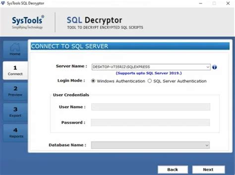 Systools Sql Decryptor Software Free Trial And Download Available At