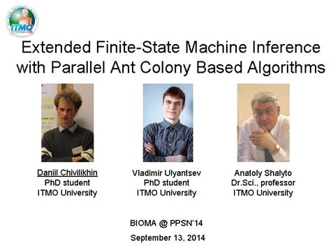 Extended Finitestate Machine Inference With Parallel Ant Colony