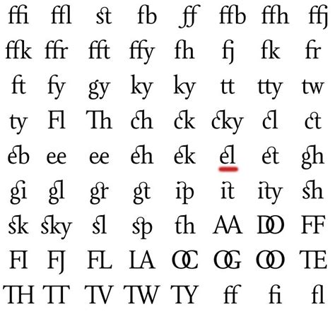 Ligature Typography