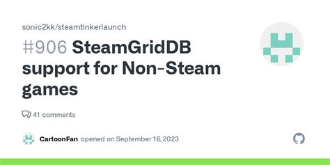 SteamGridDB Support For Non Steam Games Issue Sonic Kk Steamtinkerlaunch GitHub