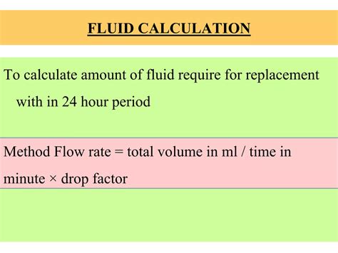 Fluid Calculation Mamta Pptx