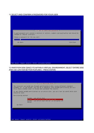 Linux In Vbox Install Stepbystep PDF