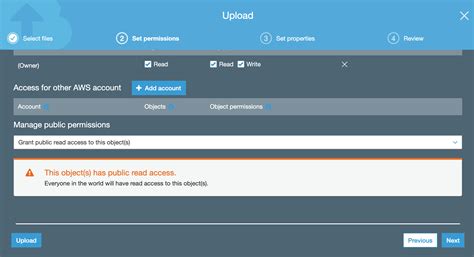 Amazon Web Services How Do You Allow Granting Public Read Access To