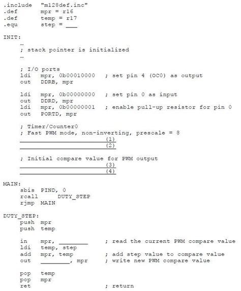 Solved A 3 Consider The Avr Code Segment Shown Below With