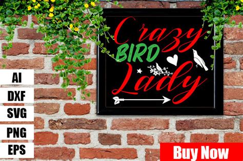 crazy bird lady graphic by designpanda · creative fabrica