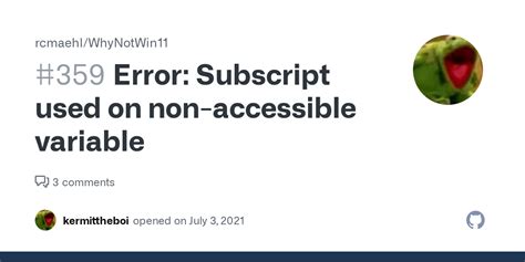 Error Subscript Used On Non Accessible Variable · Issue 359 · Rcmaehl