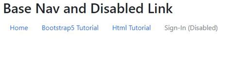 How Do I Create Navigation Nav Items With Bootstrap5