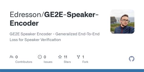 github edresson ge2e speaker encoder ge2e speaker encoder